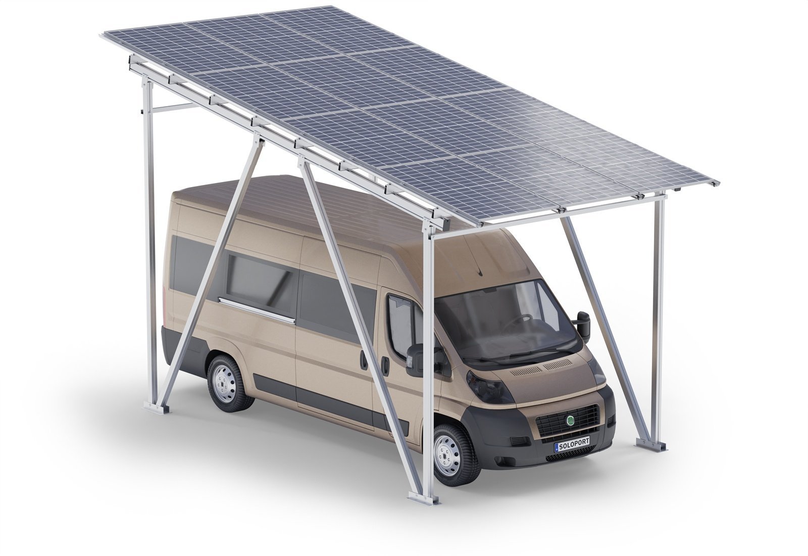 Wohnmobil Solarcarport Gestell SPG5-W inklusive 12 Solarmodule - Ihr ...